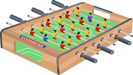 Foosball Soccer Table Game Vector Images (over 650)