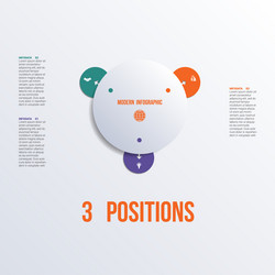 Four steps plan process chart template Royalty Free Vector