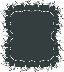 Decorative blank label Royalty Free Vector Image