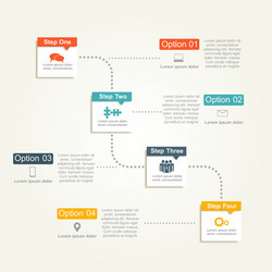 Timeline infographics template Royalty Free Vector Image