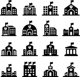 School Building Vector Free Download