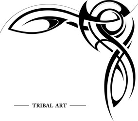 Tribal border design Royalty Free Vector Image