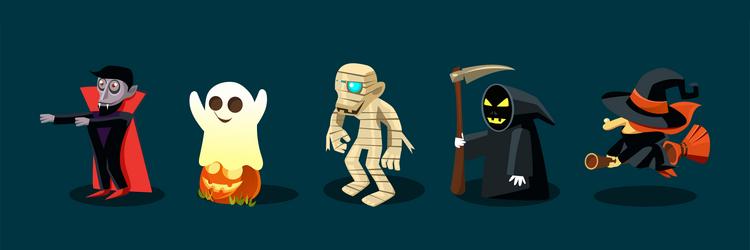 Halloween holiday creepy and scary object Vector Image