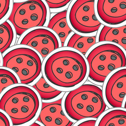 Seamless texture with buttons Royalty Free Vector Image