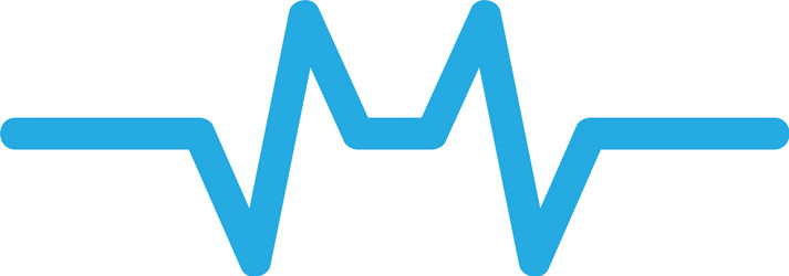 Pulse symbol icon Royalty Free Vector Image - VectorStock