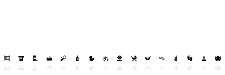 Ba- flat icons Royalty Free Vector Image - VectorStock