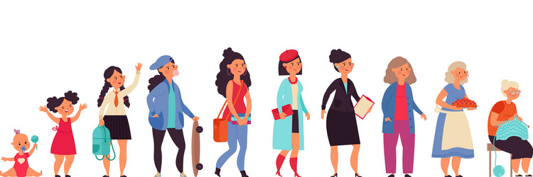 Women of the world female different Royalty Free Vector