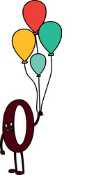 Funny Cute Number Zero Vector Images (over 880)