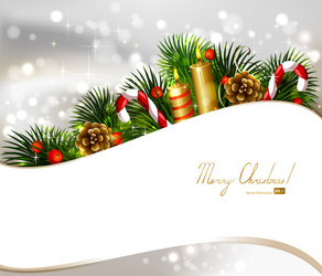Bright christmas background Royalty Free Vector Image