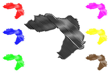 Senapati district manipur state republic of india Vector Image