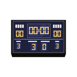 Basketball scoreboard design Royalty Free Vector Image