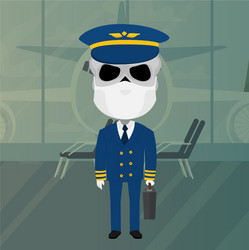 Pilot Skeleton Vector Images (over 120)