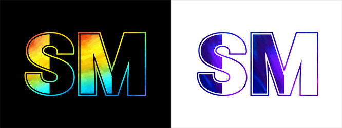 Sm logo Vector Images & Graphics for Commercial Use | VectorStock