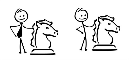 Stickman Chess Vector Images (21)