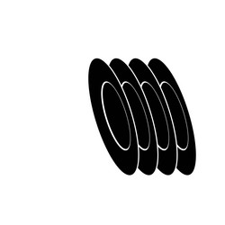 Plate logo Royalty Free Vector Image - VectorStock