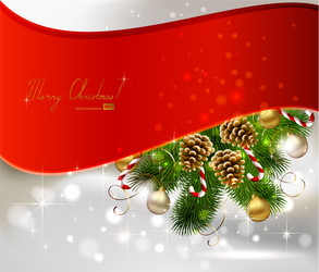 Bright christmas background Royalty Free Vector Image