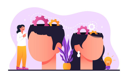 Education process metaphor knowledge transfer Vector Image