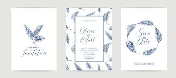 Marriage design template with custom names in Vector Image