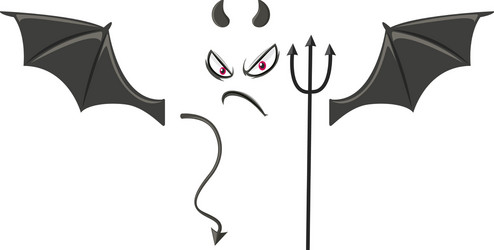 Magnet with angry face Royalty Free Vector Image