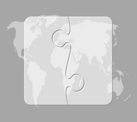 Transparent diagram infographic process on 2 steps