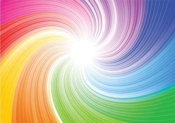 Festive color rays Royalty Free Vector Image - VectorStock