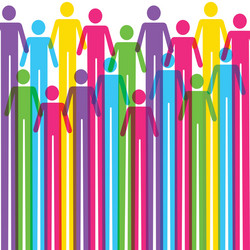 Green man icon background Royalty Free Vector Image