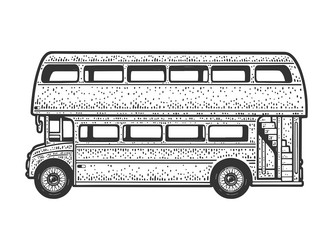 Double Decker Bus Drawing Vector Images (over 190)