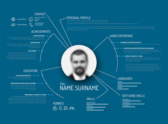 Original Resume Template Vector Images (50)