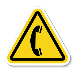 Symbol do not use the phone Royalty Free Vector Image