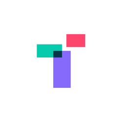 T letter logo icon Royalty Free Vector Image - VectorStock