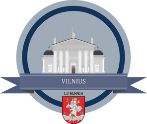 Vilnius Royalty Free Vector Image - VectorStock
