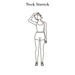 Neck Stretch Vector Images (over 630)