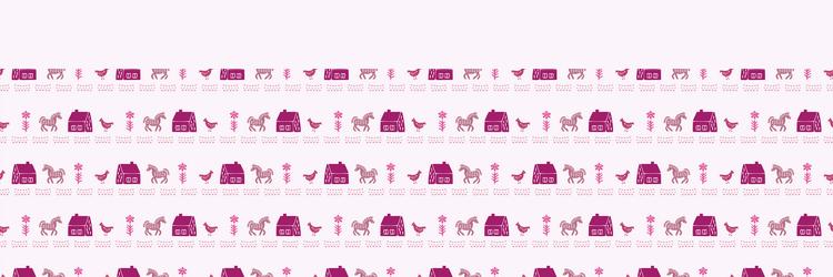 Viva magenta geo border color of the year Vector Image