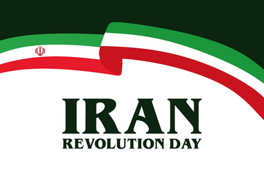 Celebrate islamic revolution day iran Royalty Free Vector