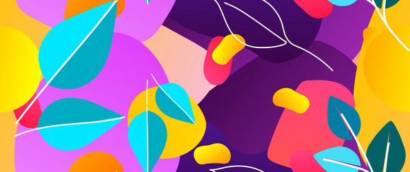 Bold pattern tropical leaf jungle modern motif Vector Image