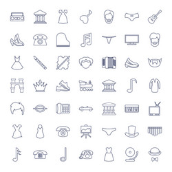 Classic icons Royalty Free Vector Image - VectorStock