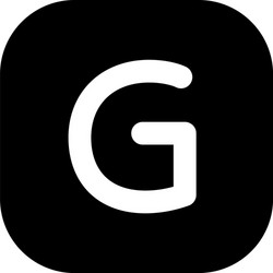 G button Royalty Free Vector Image - VectorStock