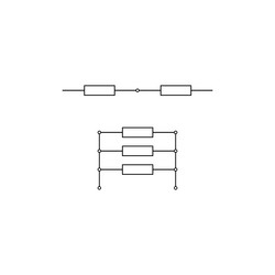 Resistor logo Royalty Free Vector Image - VectorStock