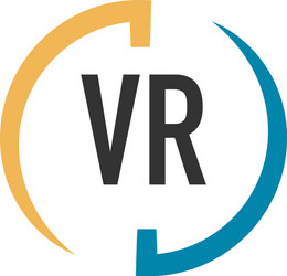 Initial letter to swoosh design logo concept Vector Image