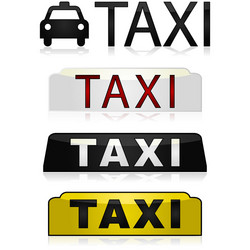 Red taxi icon Royalty Free Vector Image - VectorStock