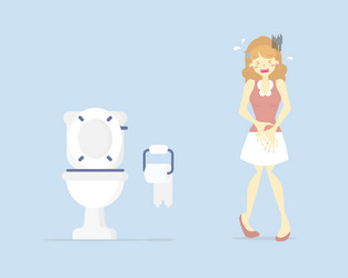 Girl Using Toilet Vector Images (89)