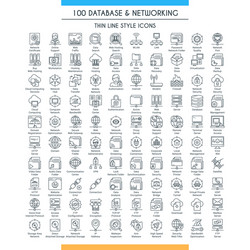 Database Line Icon Vector Images (over 28,000)