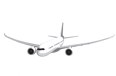 Airbus a350-800 Royalty Free Vector Image - VectorStock