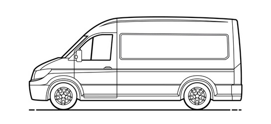 Van Sketch Vector Images (over 2,000)