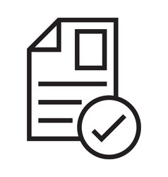 Task complete icon Royalty Free Vector Image - VectorStock