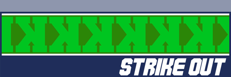 Knock it out park baseball Royalty Free Vector Image