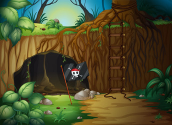 Pirate map Royalty Free Vector Image - VectorStock