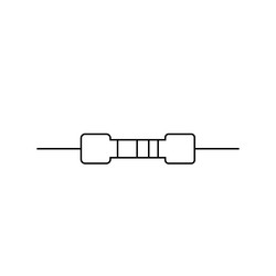 Resistor logo Royalty Free Vector Image - VectorStock