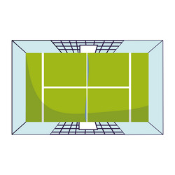 Padel court modern Royalty Free Vector Image - VectorStock