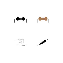 Resistor logo Royalty Free Vector Image - VectorStock